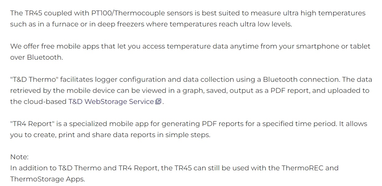 Ichiban Precision Sdn Bhd - T&D - T&D Thermo Recorder